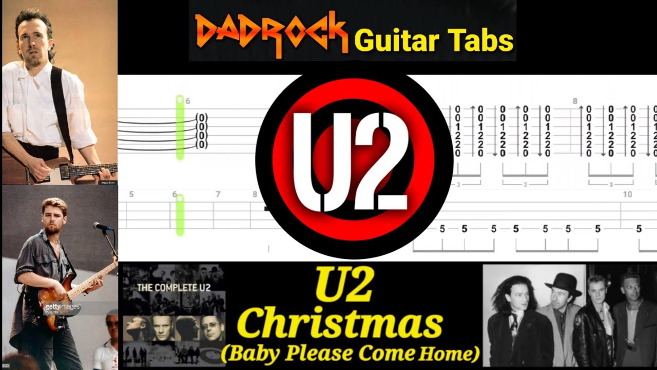 Christmas (Baby Please Come Home) - U2 - Guitar + Bass TABS Lesson ...