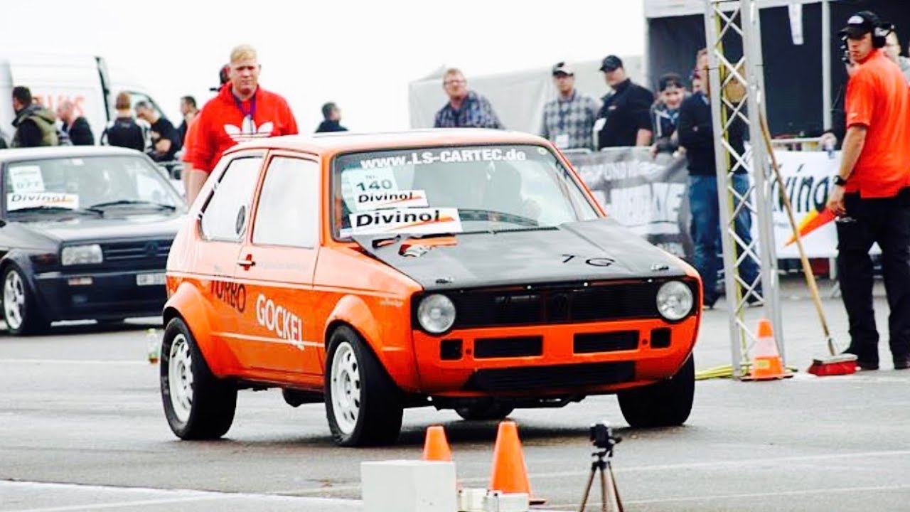 VW Golf Mk1 R36 Turbo 4motion 1000+PS 10,5sec auf 246 km/h ...
