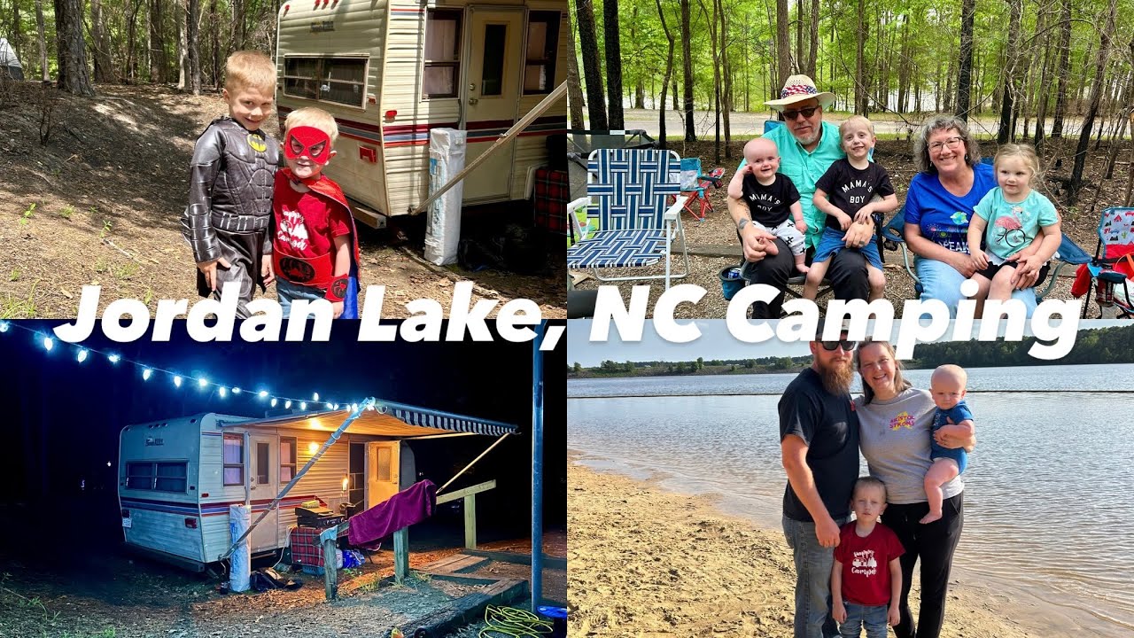 JORDAN LAKE NC | CAMPING | Poplar Point Campground | CAMPER | SPEND THE ...