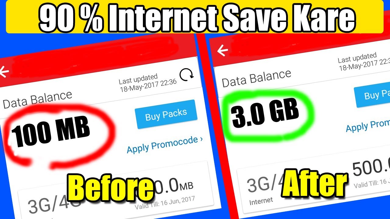 How To Save Mobile Internet Data Top 5 Data Saving Tricks Android And Ios Internet Saving