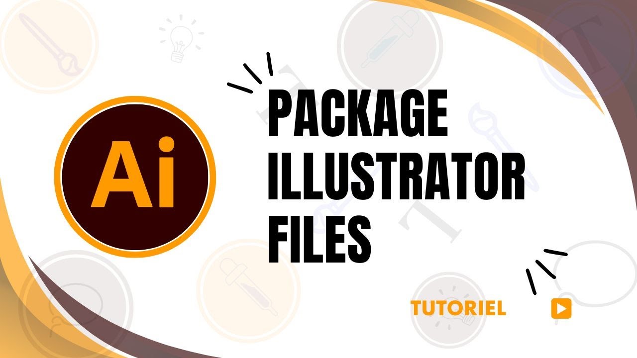How do you package a file in illustrator - YouTube
