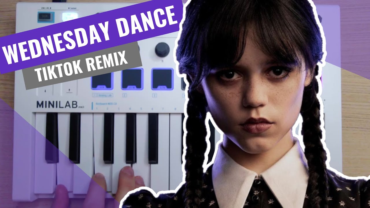 Wednesday Addams Dance - Tutorial MIDI Piano | TikTok Remix | Netflix ...