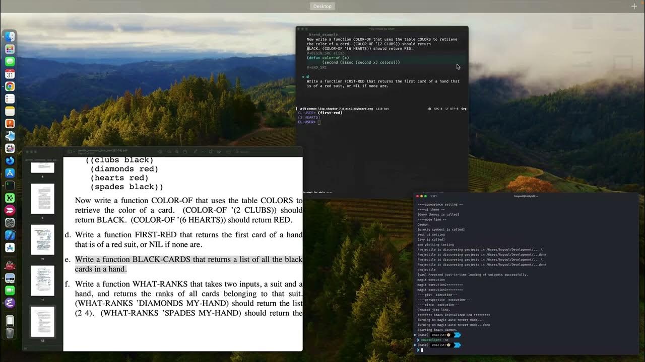 back to the basic-lisp chap7 mini c,d,e - YouTube