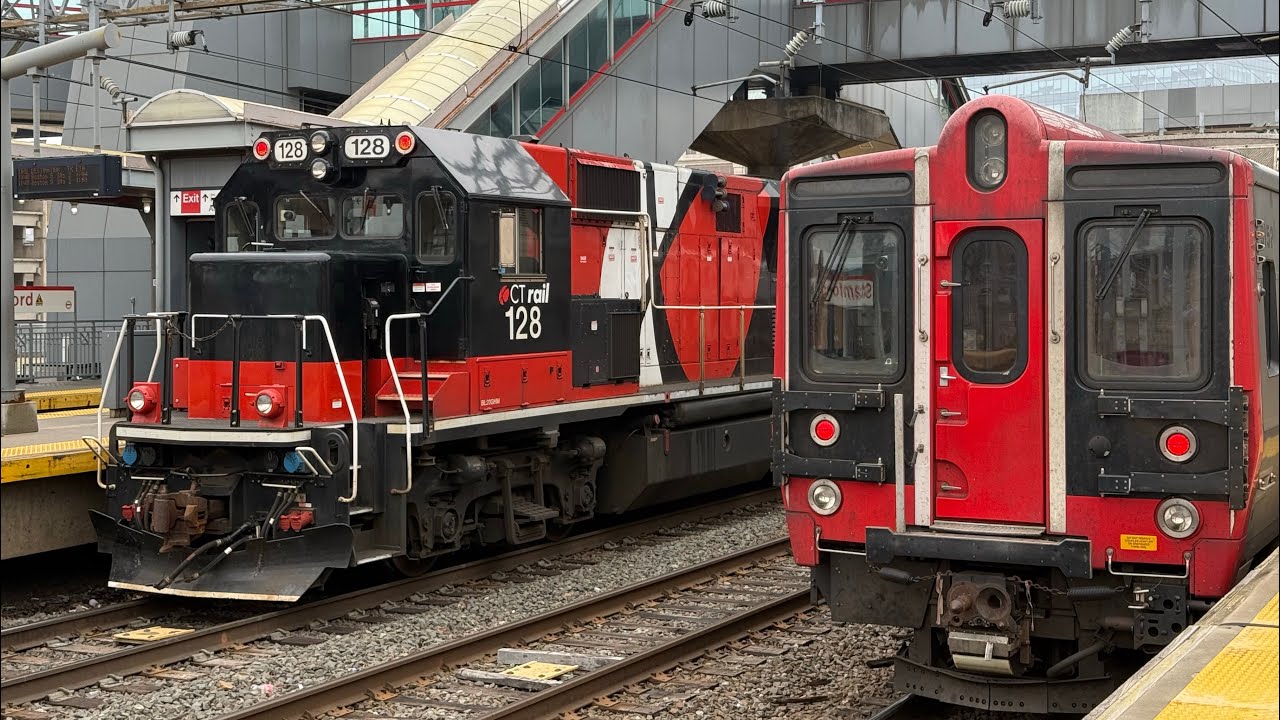 Metro North New Haven Line: Early Afternoon Railfanning in Stamford CT ...
