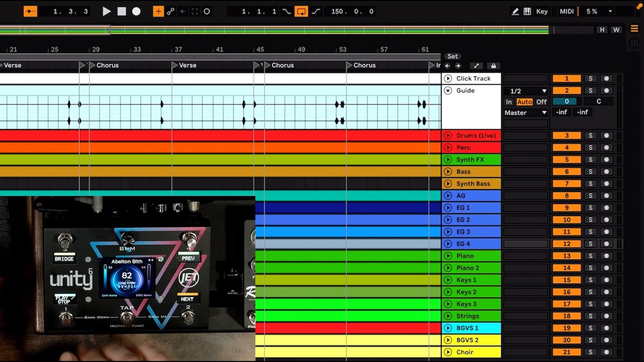 Using the Unity6 w/ Bluetooth to Control Ableton Live - YouTube