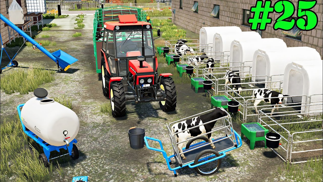 New toys. Meadow care. Buying heifers. Feeding calves. Kolonia. FS22 ...