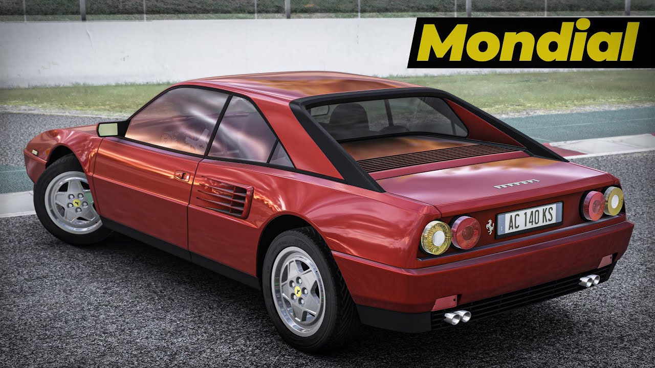 1989 Ferrari Mondial 3.4i V8 32V at Abbeville | Assetto Corsa - YouTube