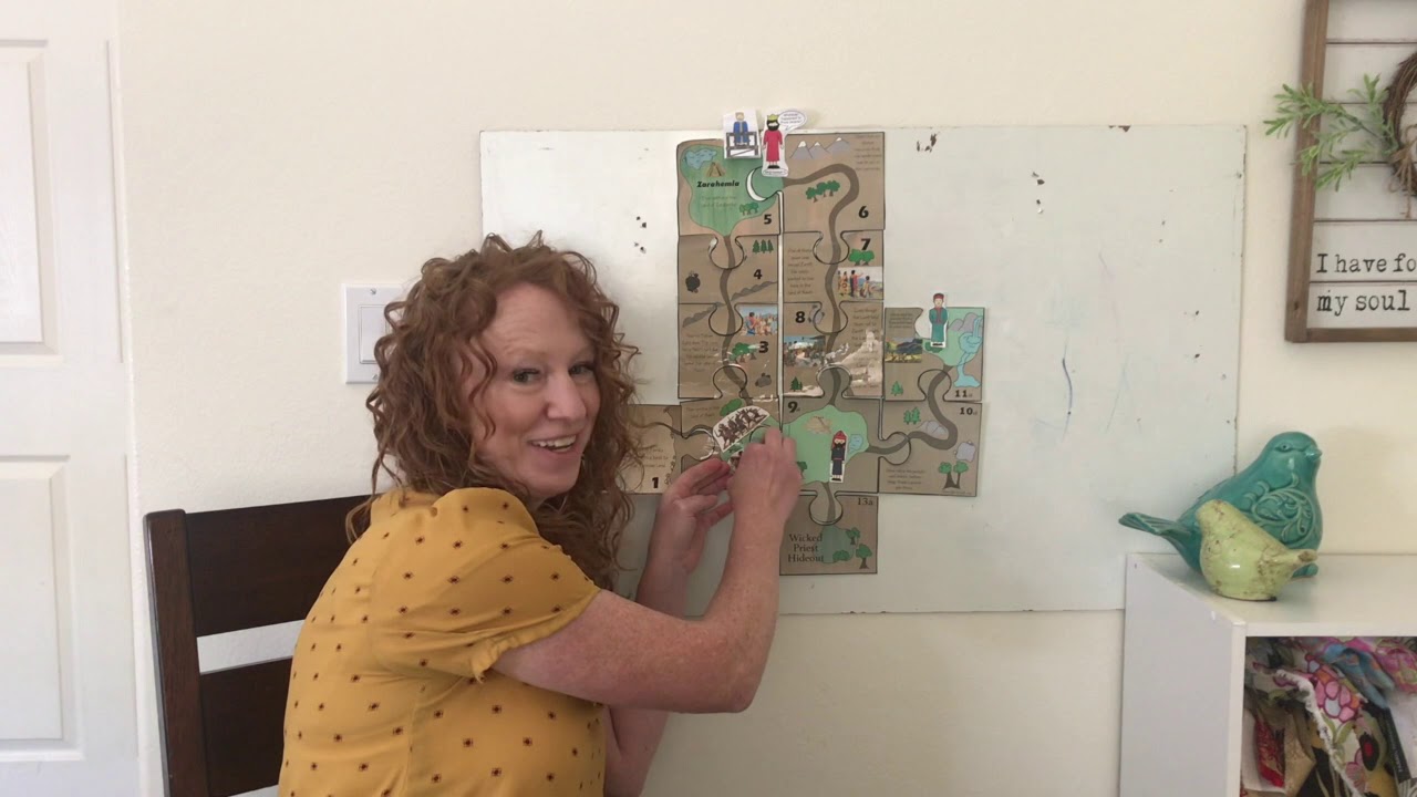 Come Follow Me, Book of Mormon, Mosiah 18-24 Primary Map - YouTube