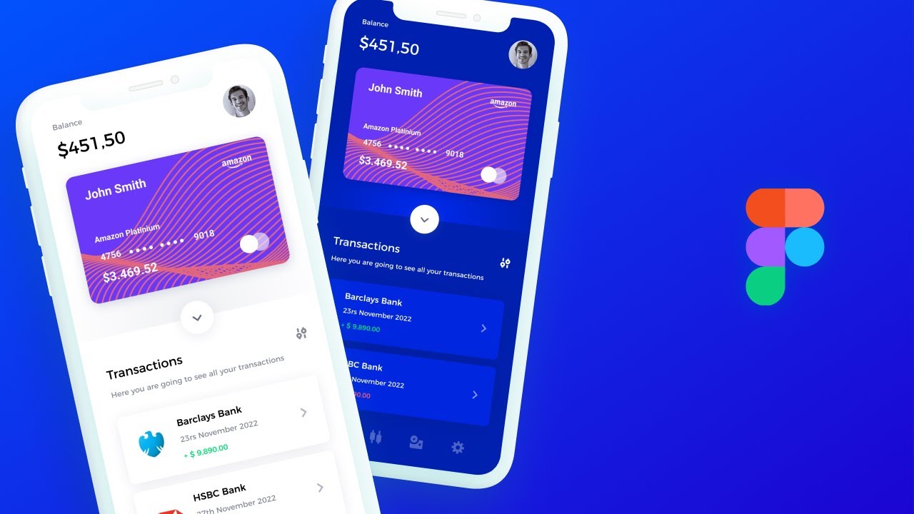 Let's Create a Finance UI Design in Figma (Tutorial) - YouTube
