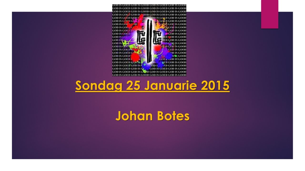 2015-01-25 GIG (Johan Botes) - YouTube
