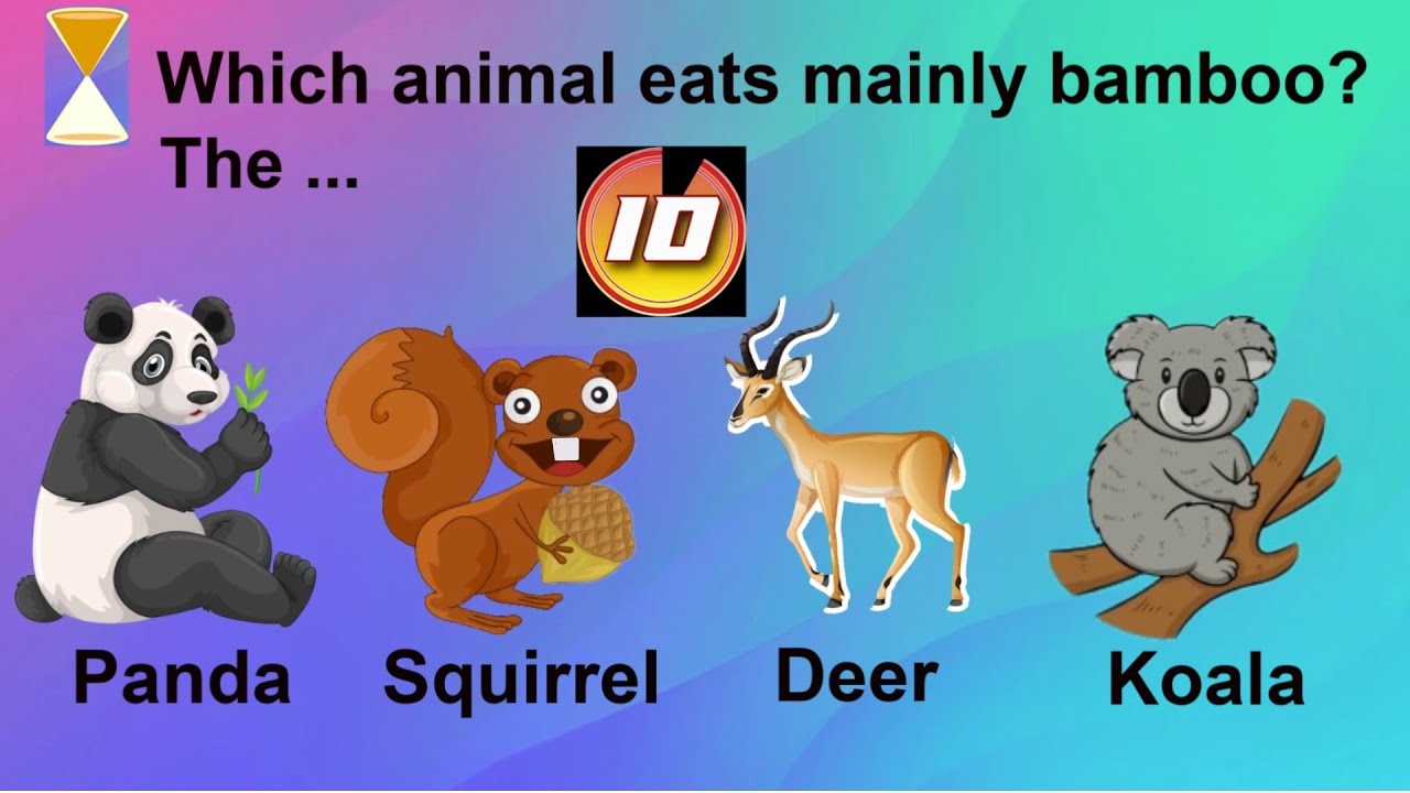 QUIZ and FUN, [Riddles with Answers], Awesome Animals Funny MCQs for ...
