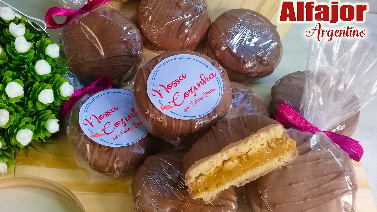 Alfajor Argentino! Delicioso e fácil de fazer! - YouTube