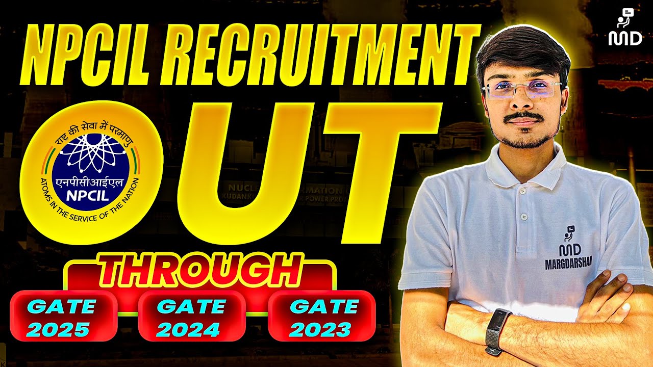 NPCIL Recruitment Out Through GATE-23/24/25 I Fresher's Eligible I ...