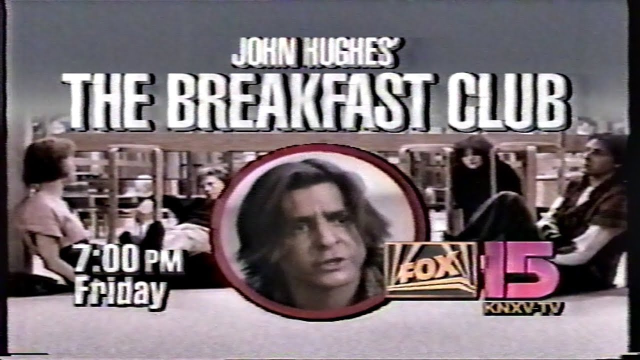 The Breakfast Club Movie Fox Commercial 1990 - YouTube