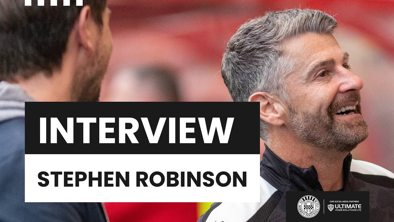 🗣️ REACTION | Stephen Robinson Post-Airdrieonians - YouTube
