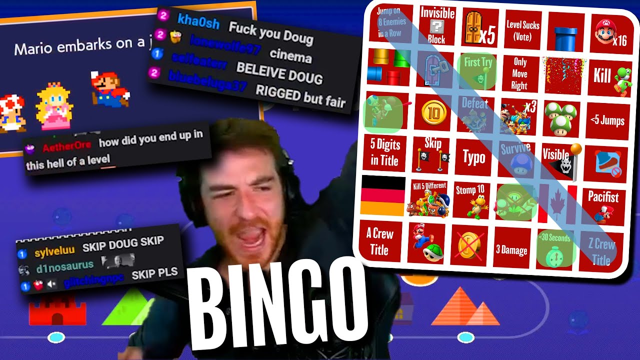 The 6x6 Mario Maker Bingo Challenge - YouTube