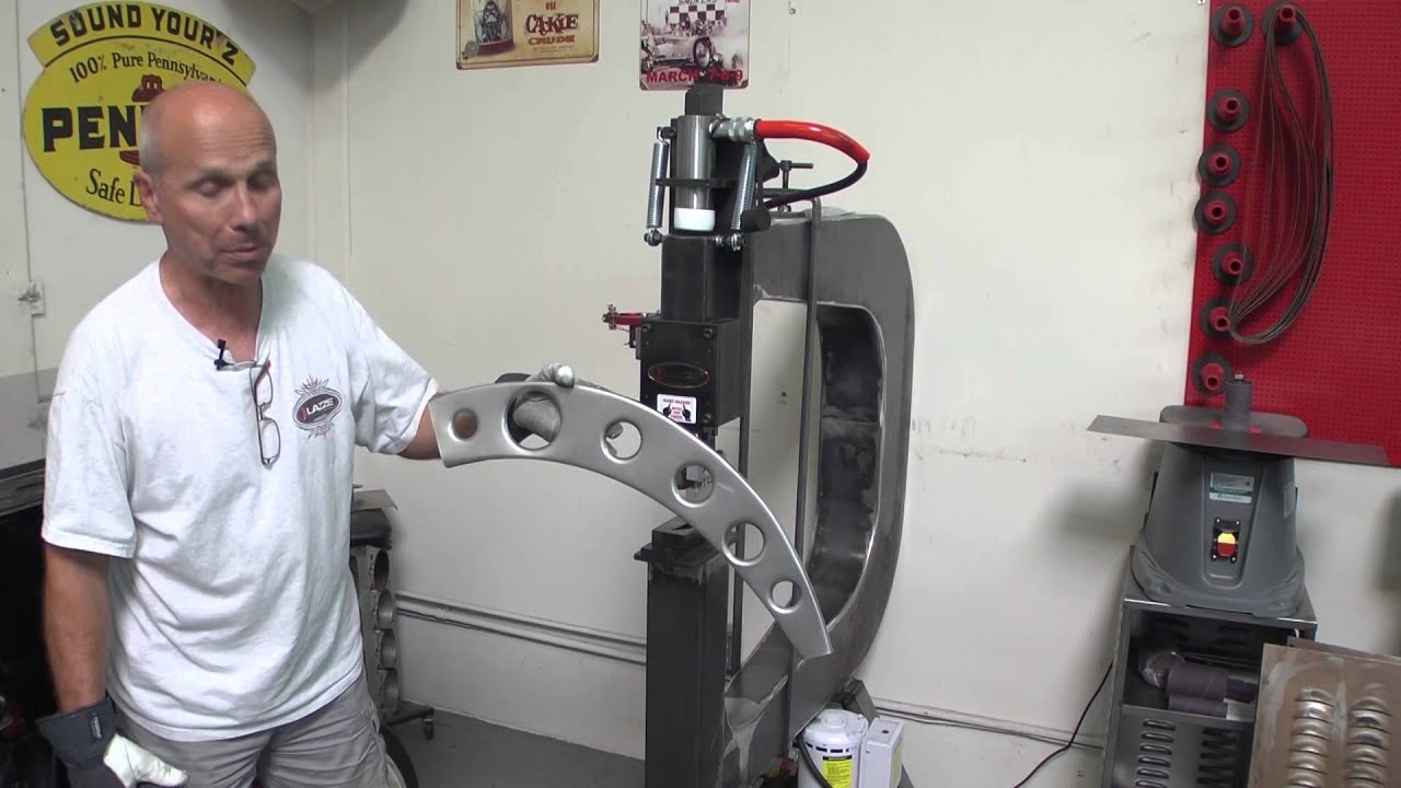 Lazze Metal Shaping: Lazze's Louver Press - YouTube