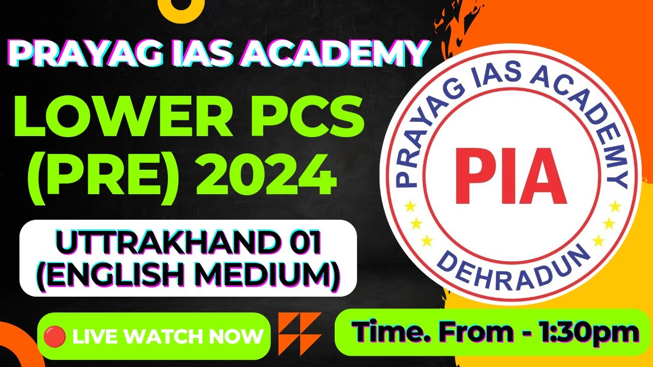 Lower PCS Pre 2024 | Uttarakhand Class 1 English Medium | BY Badhani Sir | 2024 | Prayag IAS ...