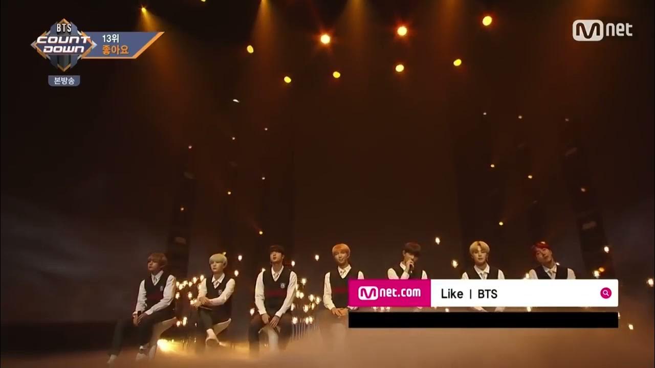 BTS - I LIKE IT (BTS COUNTDOWN 20171012 M COUNTDOWN ) - YouTube