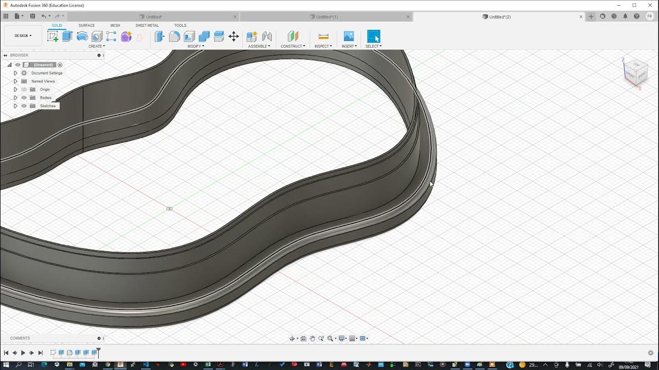 Fusion 360 Script/Addins Cookie Cutter - YouTube
