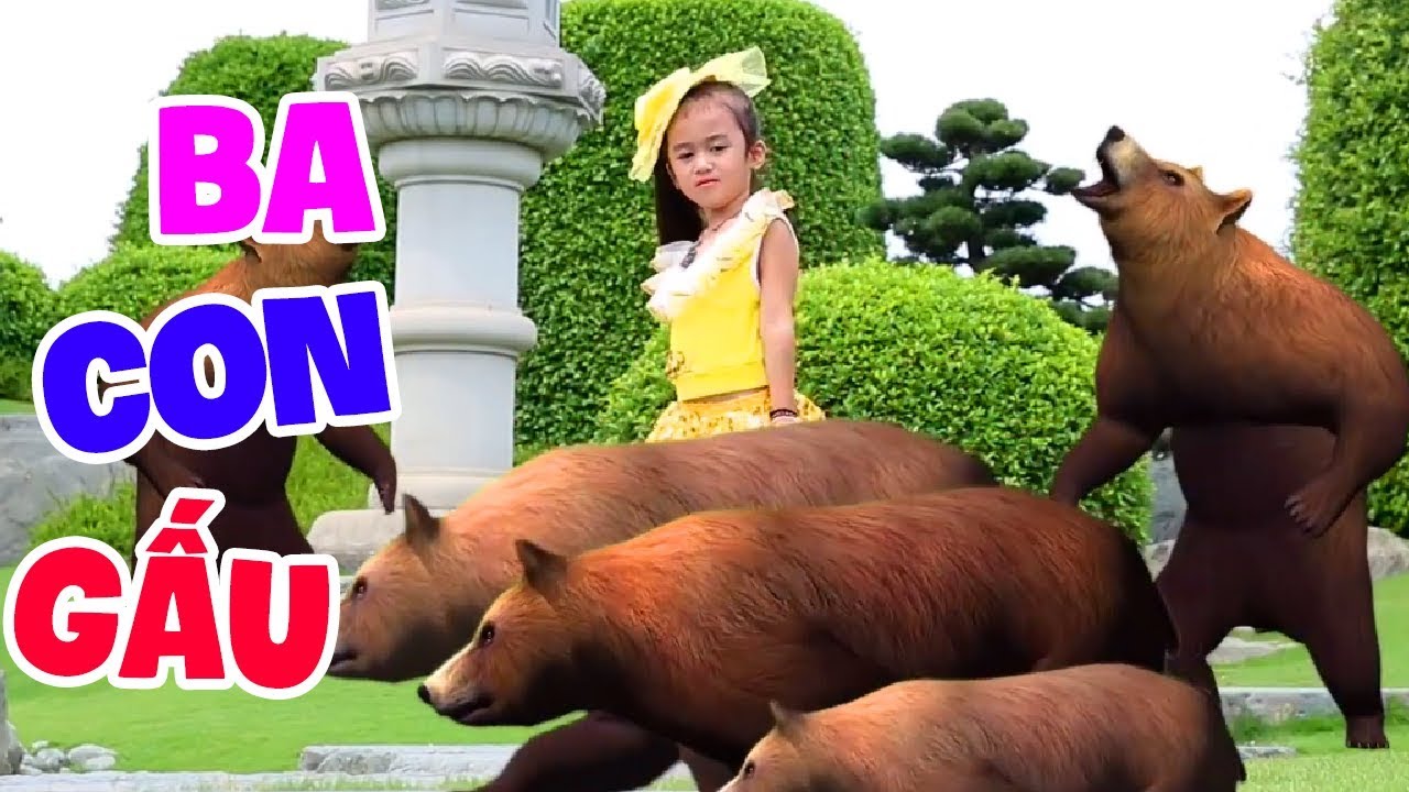 Ba Con Gấu 🐂 Bé Tú Anh 🐻 Nhạc Thiếu Nhi Hàn Quốc Cực Kỳ Sôi Động - YouTube