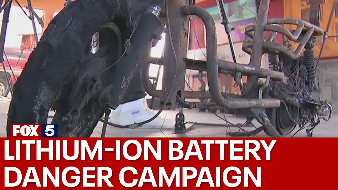 FDNY launches lithium-ion battery danger campaign - YouTube