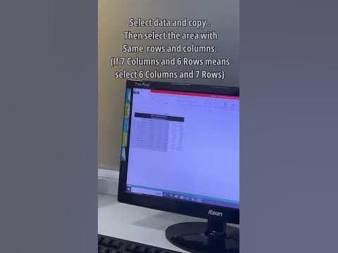 Effortless Data Transposition in Excel: A Comprehensive Guide - YouTube