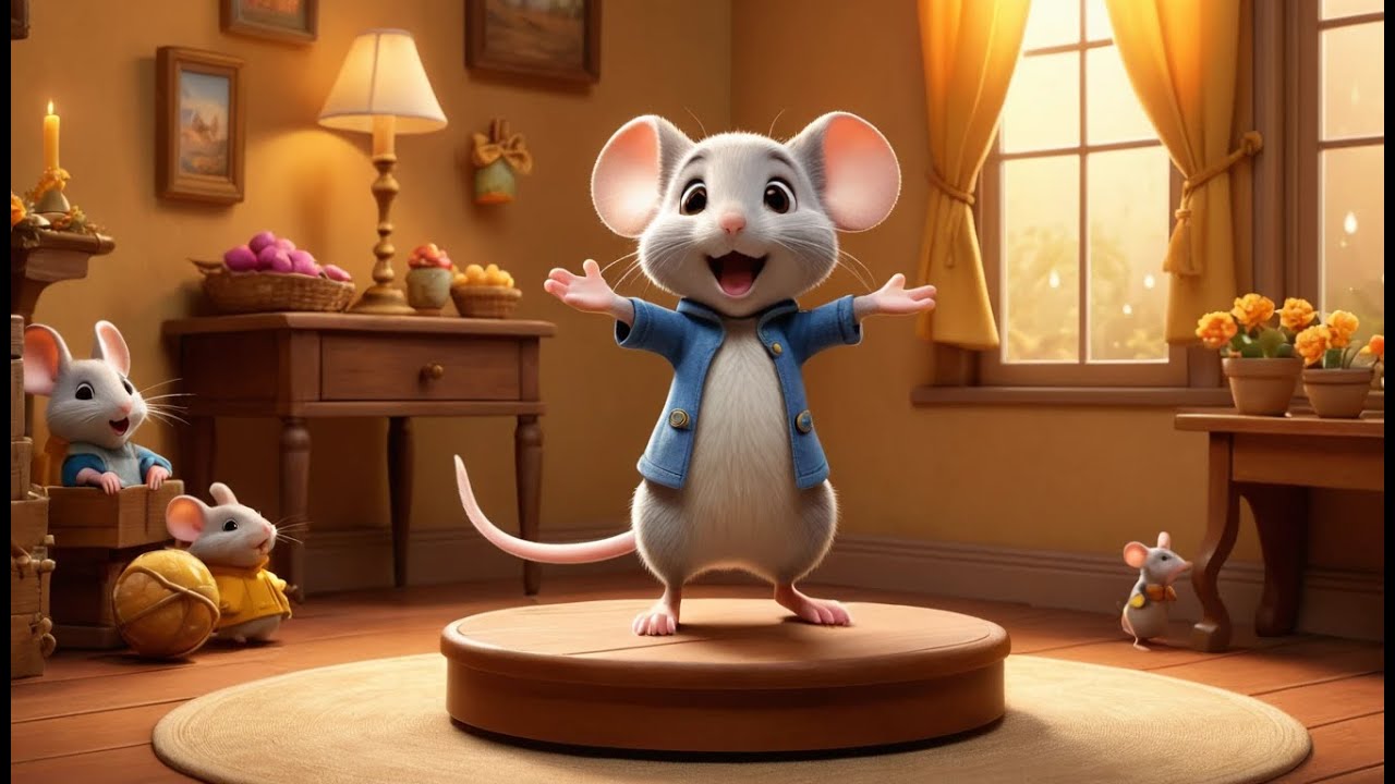 The Midnight Mouse Race Rhyme Song | Popular Nursery Rhyme ...