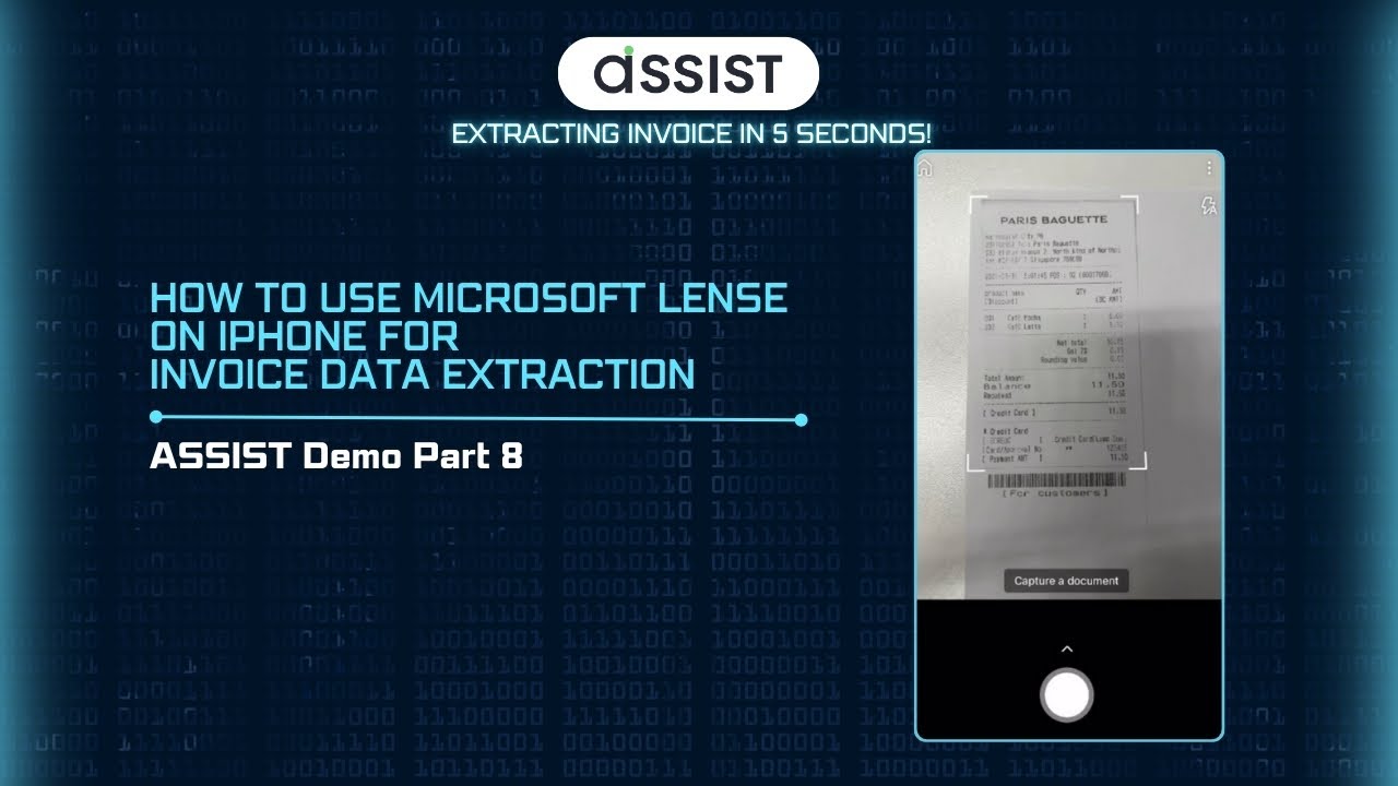 How to use Microsoft Lens for Automate Data Extraction with ASSIST ...