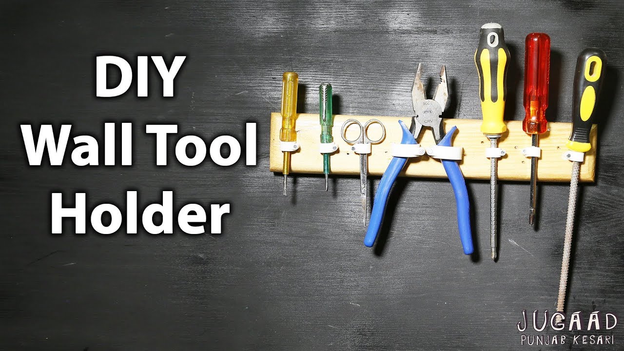 Easy to Make a Wall Tool Holder - YouTube