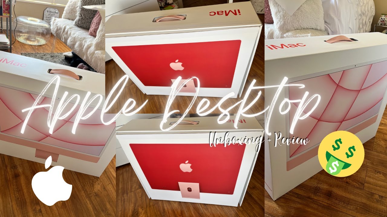 NEW! PINK APPLE IMAC DESKTOP 😻| FULL UNBOXING | MUST SEE!! - YouTube