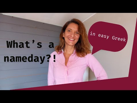 Birthdays & Namedays in Easy Greek! Learn Greek with Natural Comprehensible Input (Pre-Intermediate)