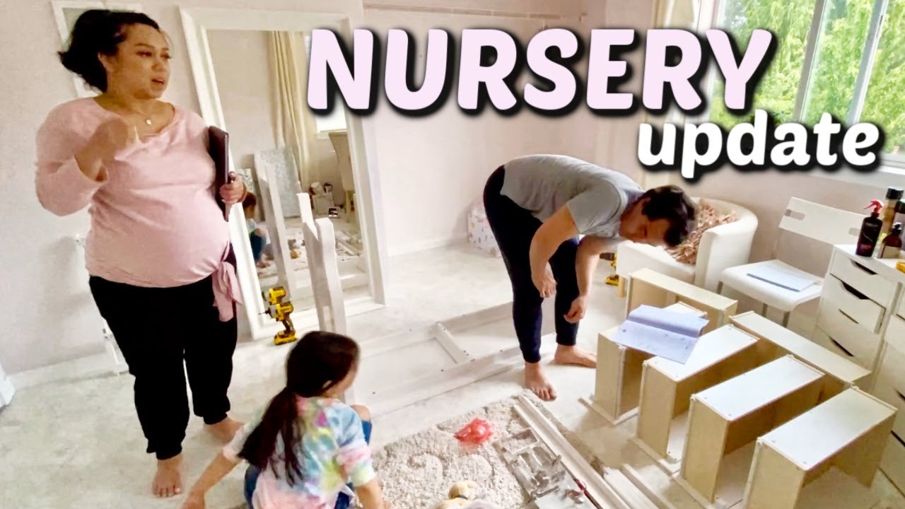 Baby's Nursery is coming along! - itsjudyslife - YouTube