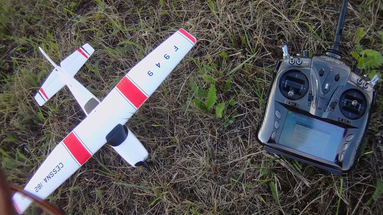 WLToys F949 flight with Devo 12s - YouTube
