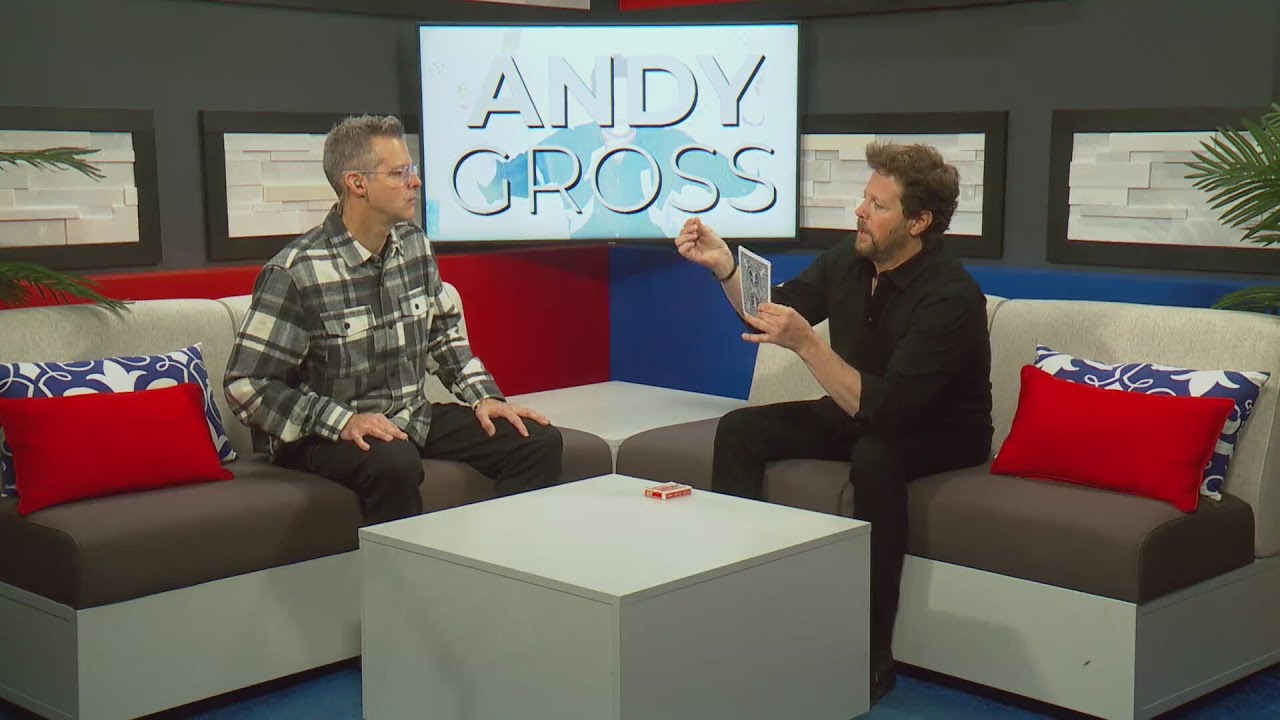 Andy Gross shares path to comedy and magic - YouTube