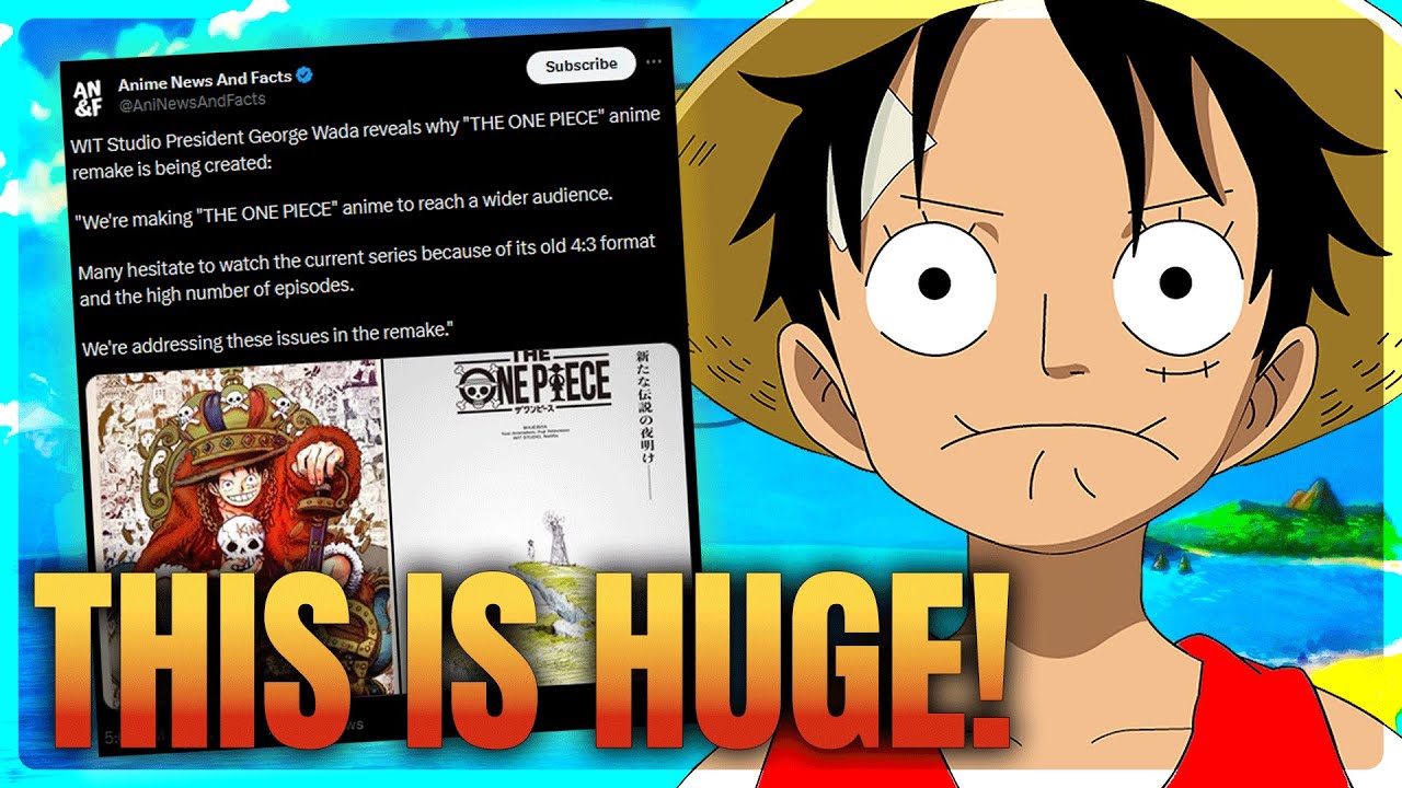 WIT Studios Drops BOMBSHELL For One Piece Remake | Less Episodes ...