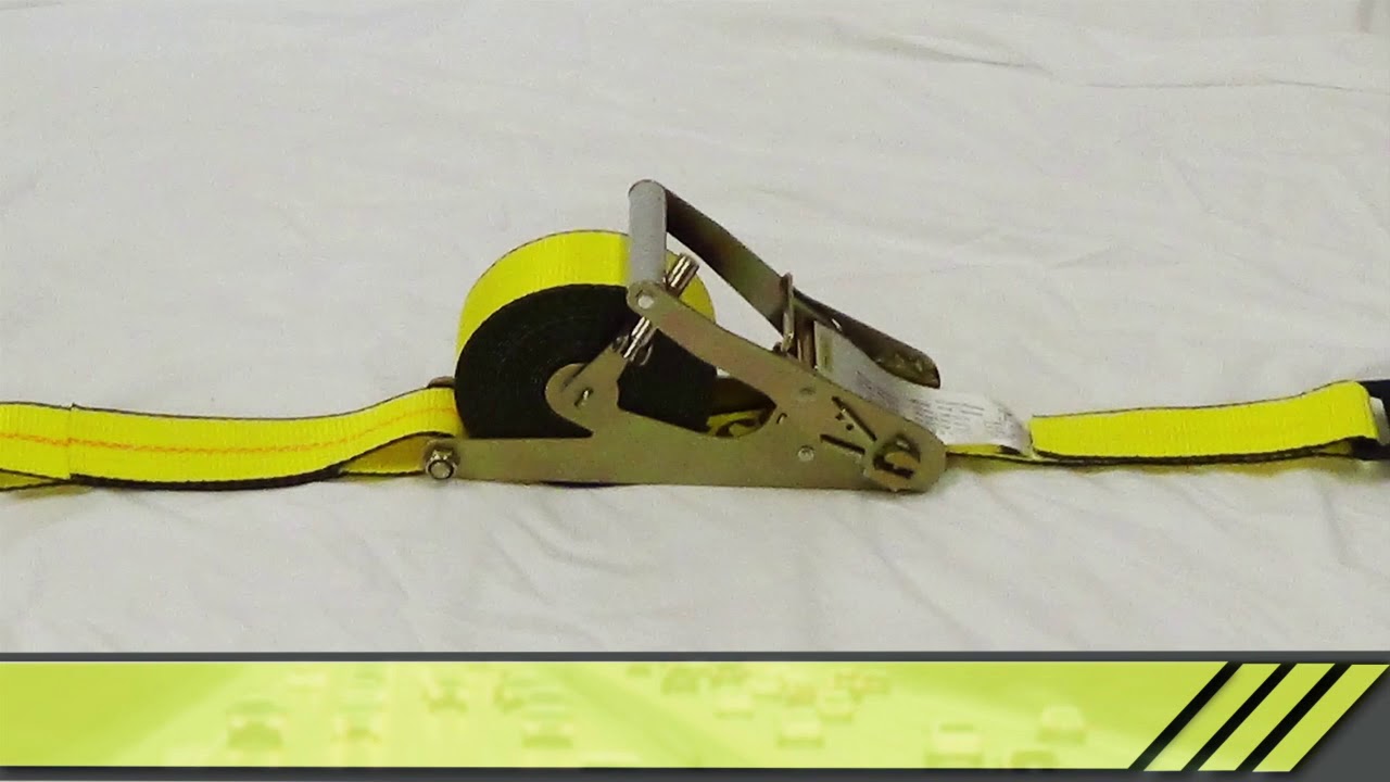 Self Contained Ratchet Strap - YouTube