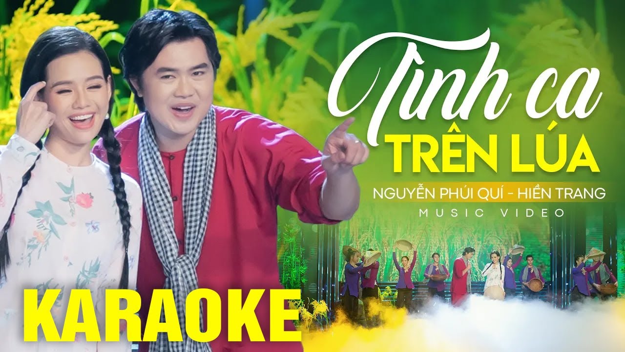 Karaoke Tình Ca Trên Lúa Song Ca Nam Nữ - Phú Quí Beat Mới 2024 - YouTube