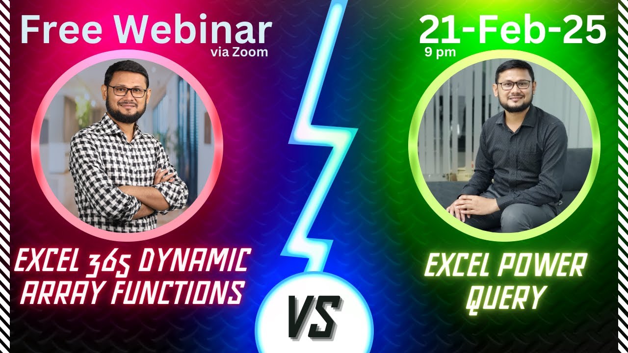 Excel 365 Dynamic Array vs Excel Power Query - YouTube