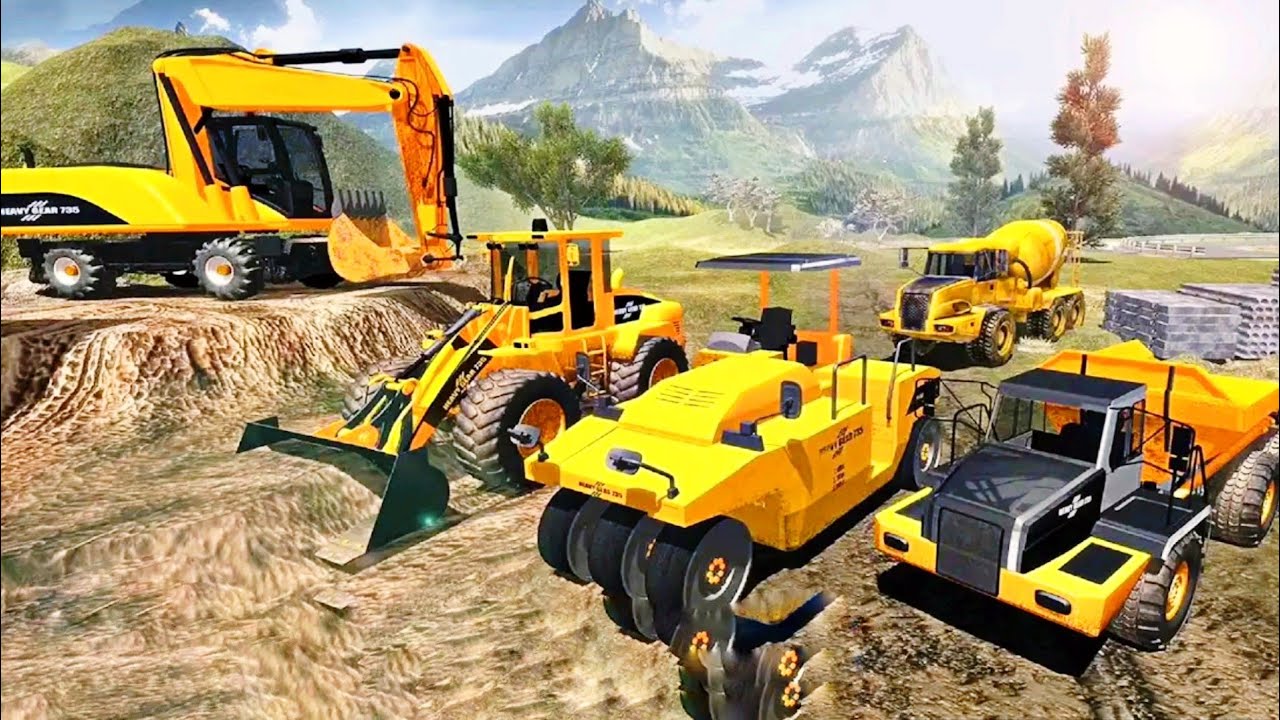 Backhoe Loader Jcb Simulator - Road Builder Construction 2018 - Android ...