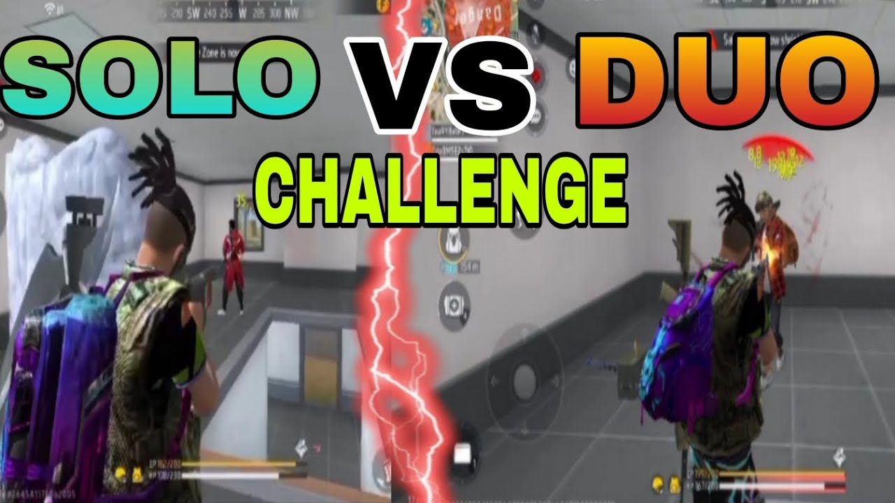 SOLO VS DUO CHALLENGE IN FREE FIRE MAX 🔥🔥 - YouTube