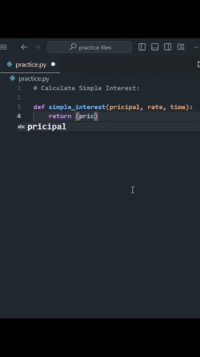 Calculate Simple interest | #python #pythonprogramming#coding#learnpython #pythonforbeginners ...