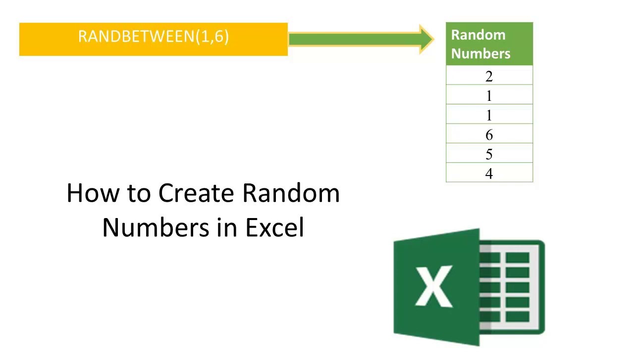 How To Create Random Numbers In Excel YouTube How To Create Random Numbers In Excel YouTube