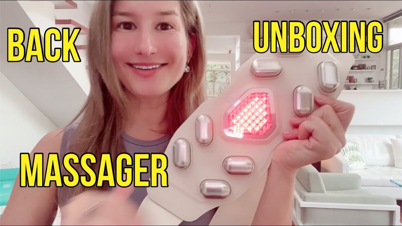 SKG Lower Back Massager - UNBOXING - Waist Massager - YouTube