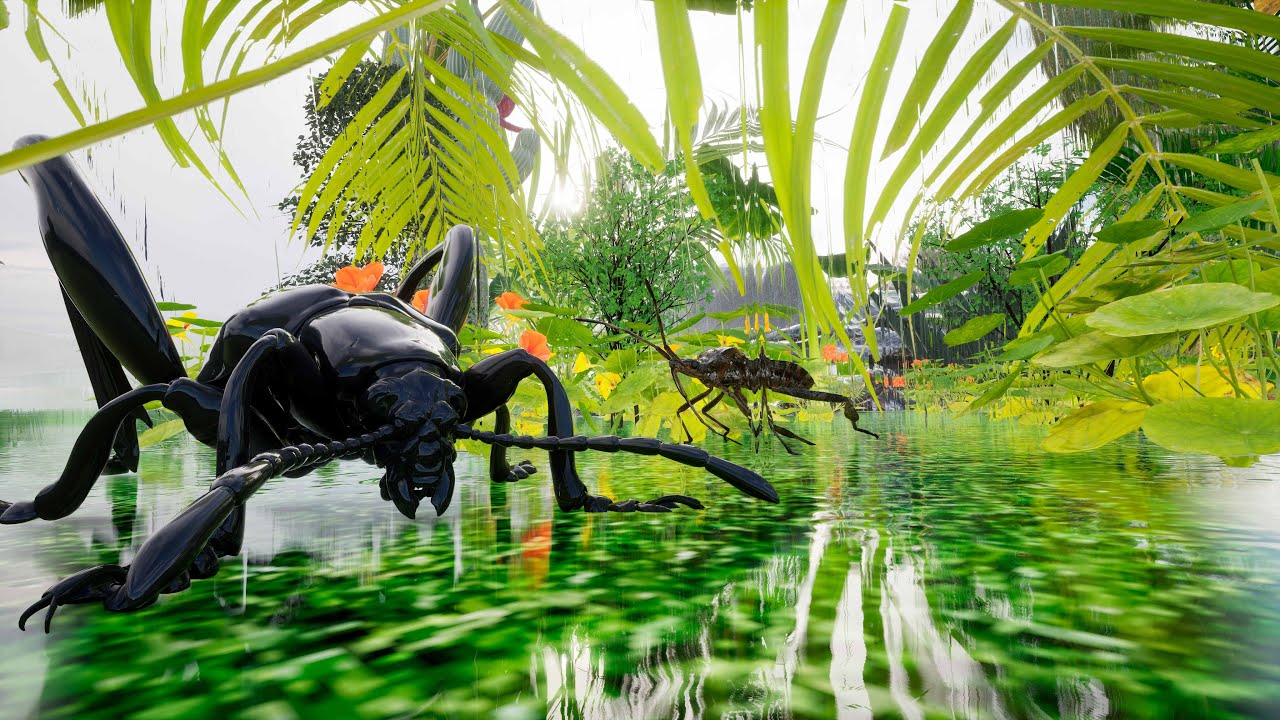 360 VR bugs Virtual Reality (8k) - YouTube