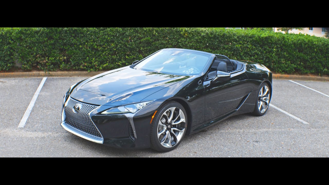 2023 LEXUS LC 500 CONVERTIBLE CAVIAR WITH BLACK L07664... POC AT LEXUS ...
