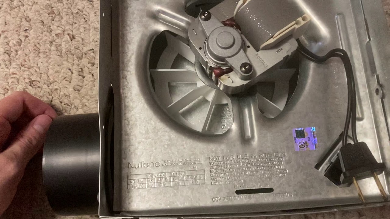 NuTone 696N Exhaust Fan - YouTube