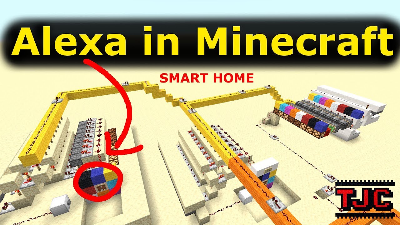 ALEXA in Minecraft | Smart Home | Redstone TUTORIAL - YouTube