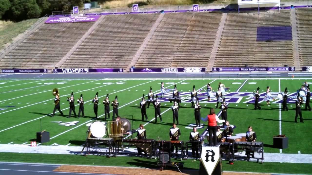 Weber State Exhabition: Roy High Marching Band - YouTube