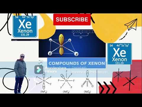 xenon compounds &hybridization ,geometry, shape and relative acidity ...